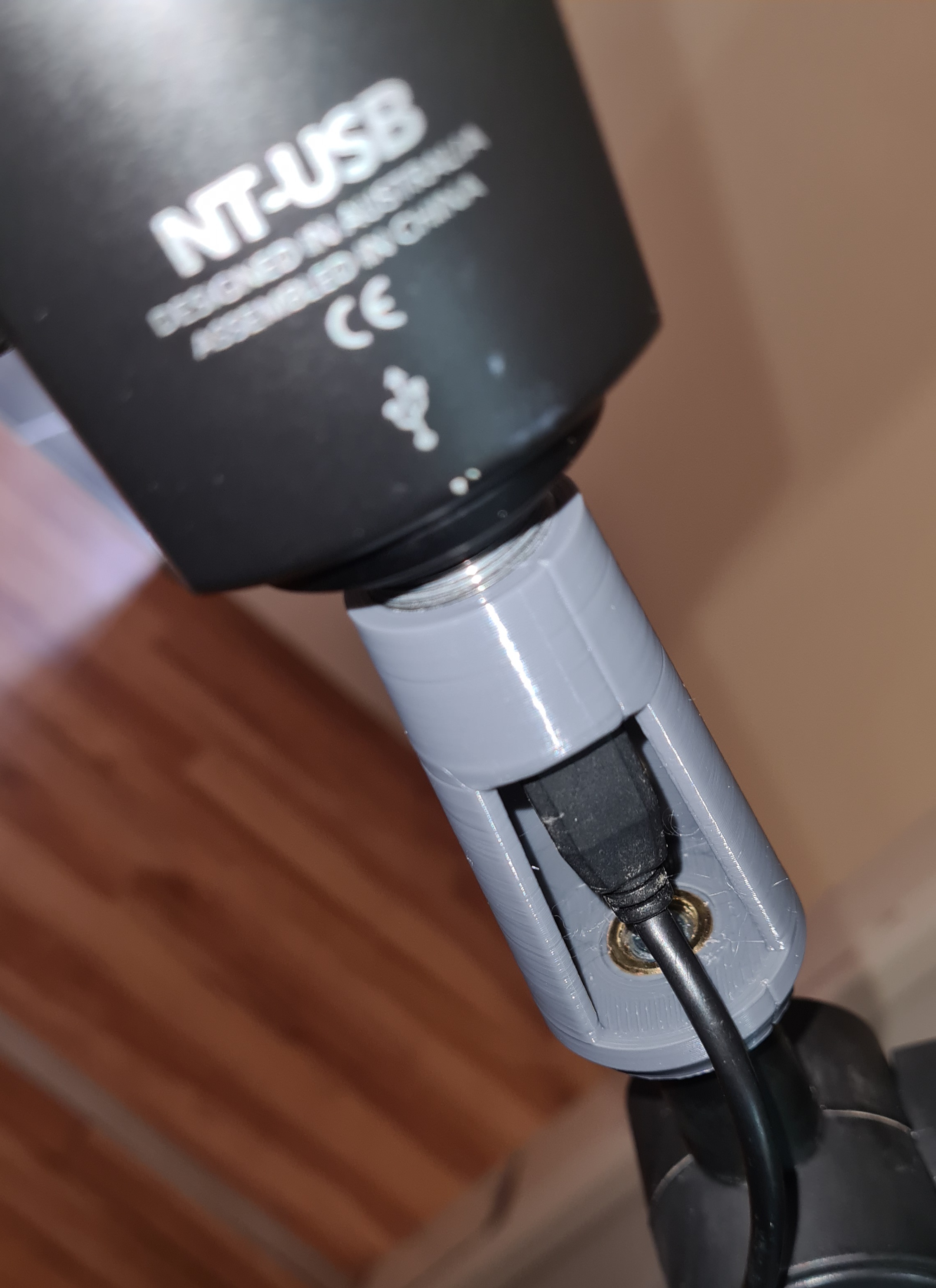 Rode NT-USB Microphone Mount Replacement by Clenoka | Download free STL ...