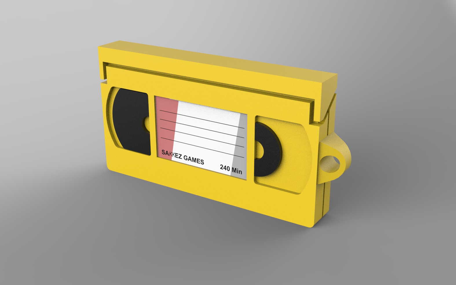 VHS Keychain 80s por Info Sakkez | Descargar modelo STL gratuito ...