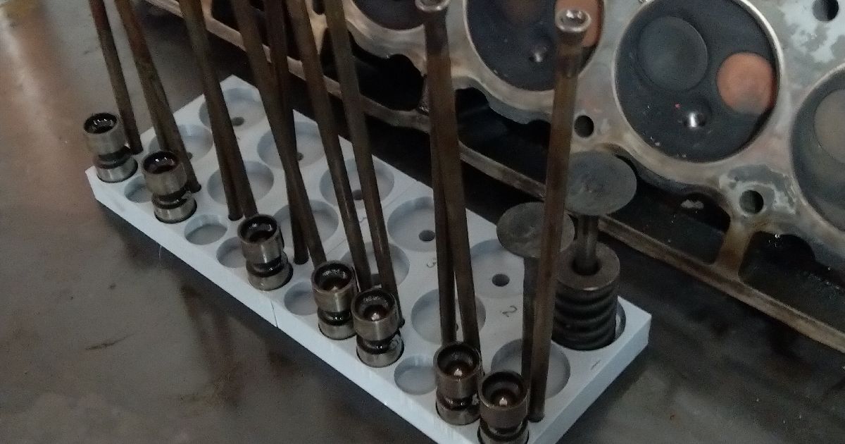 Engine valvetrain parts organizer (Inline 6) for Chrysler Slant Six by ...