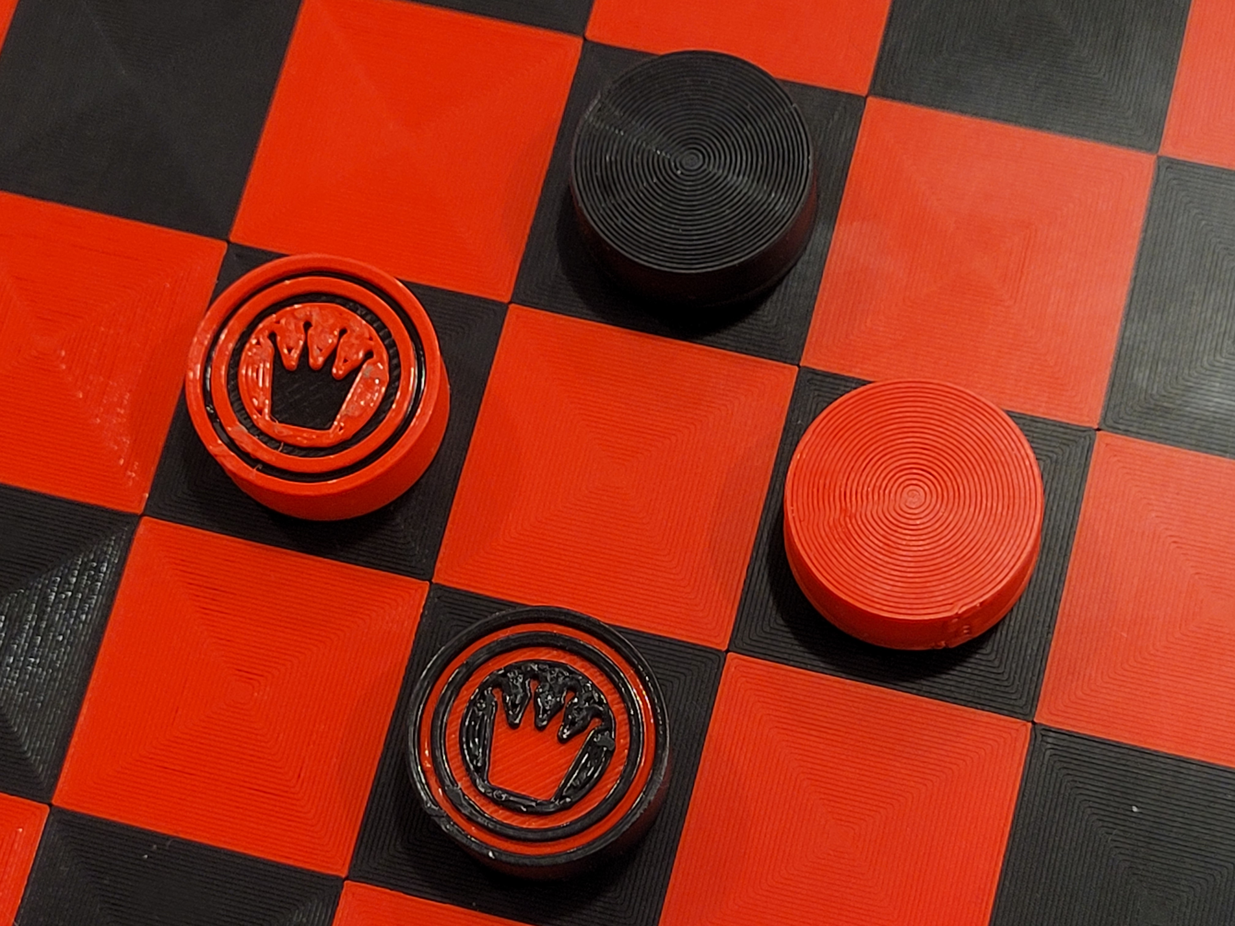 Checkers Game with Game Piece Storage (MMU) by Obsessed | Download free ...