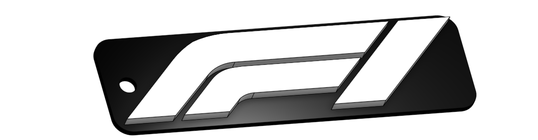f1 logo keychain by Hx! | Download free STL model | Printables.com
