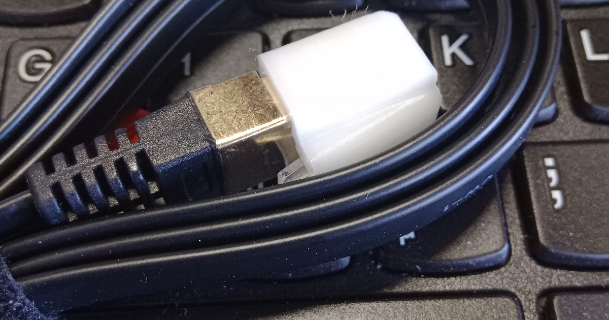 RJ-45 (Ethernet) connector protective cap by horrovac | Download free ...