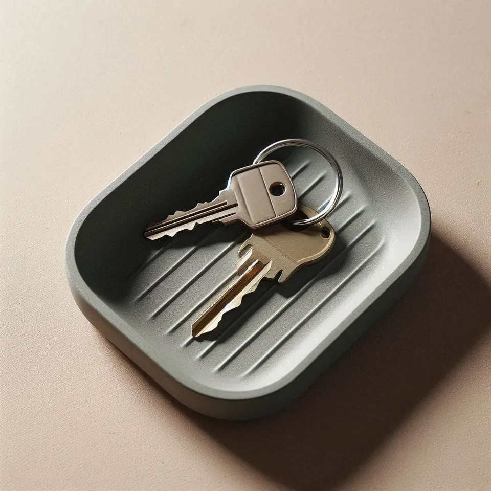 Modern Ribbed Key Tray by Deltaprints | Download free STL model ...
