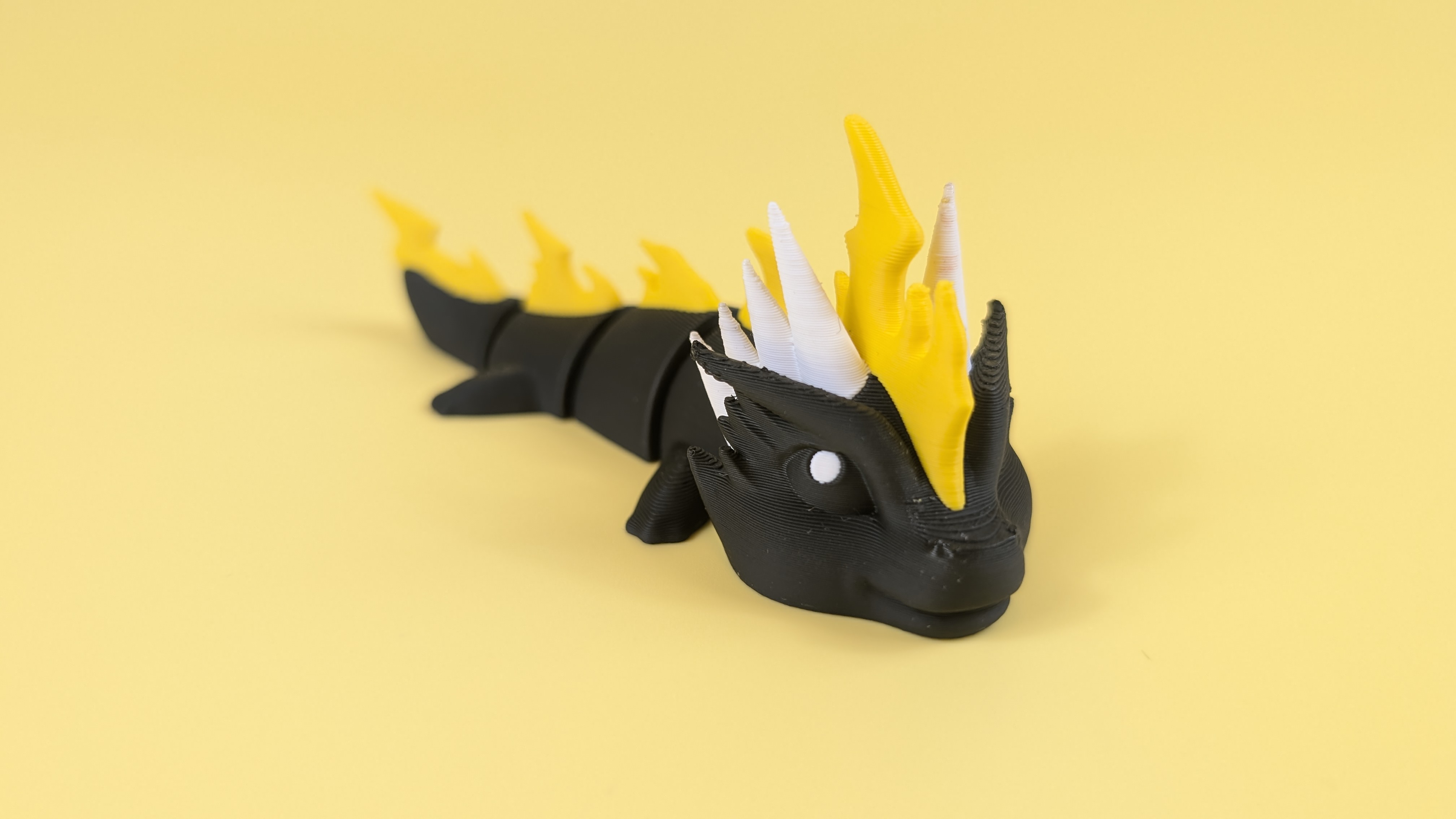 Thunder Dragon - Articulated Figure Keychain by Biocraftlab | Download ...