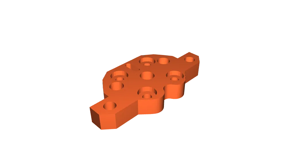 Vzbot universal adaptor for printhead by Wizwizyo | Download free STL ...