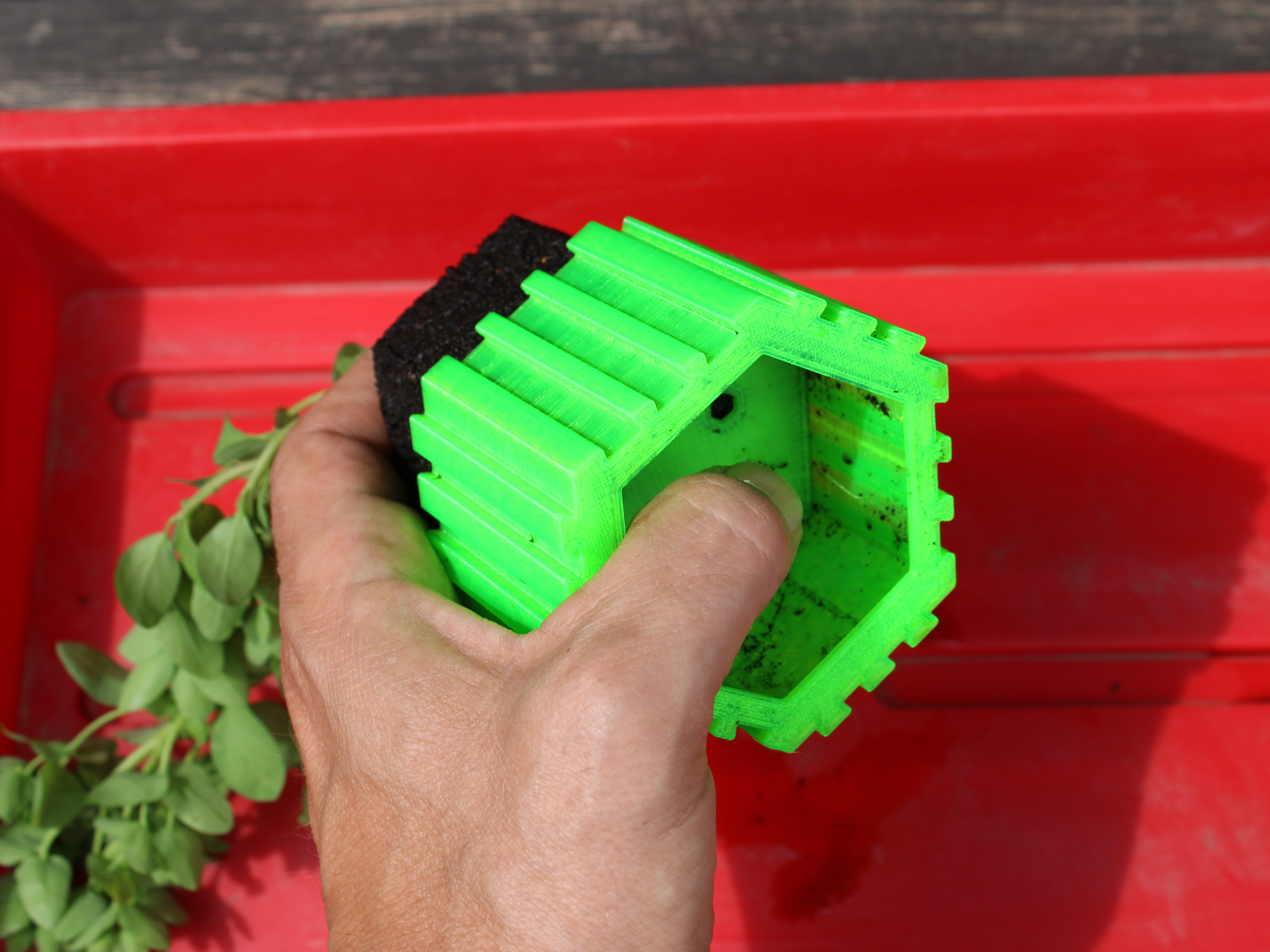 Seedling Planter Pot | Interlocking Hexagons | Easy Release System by ...