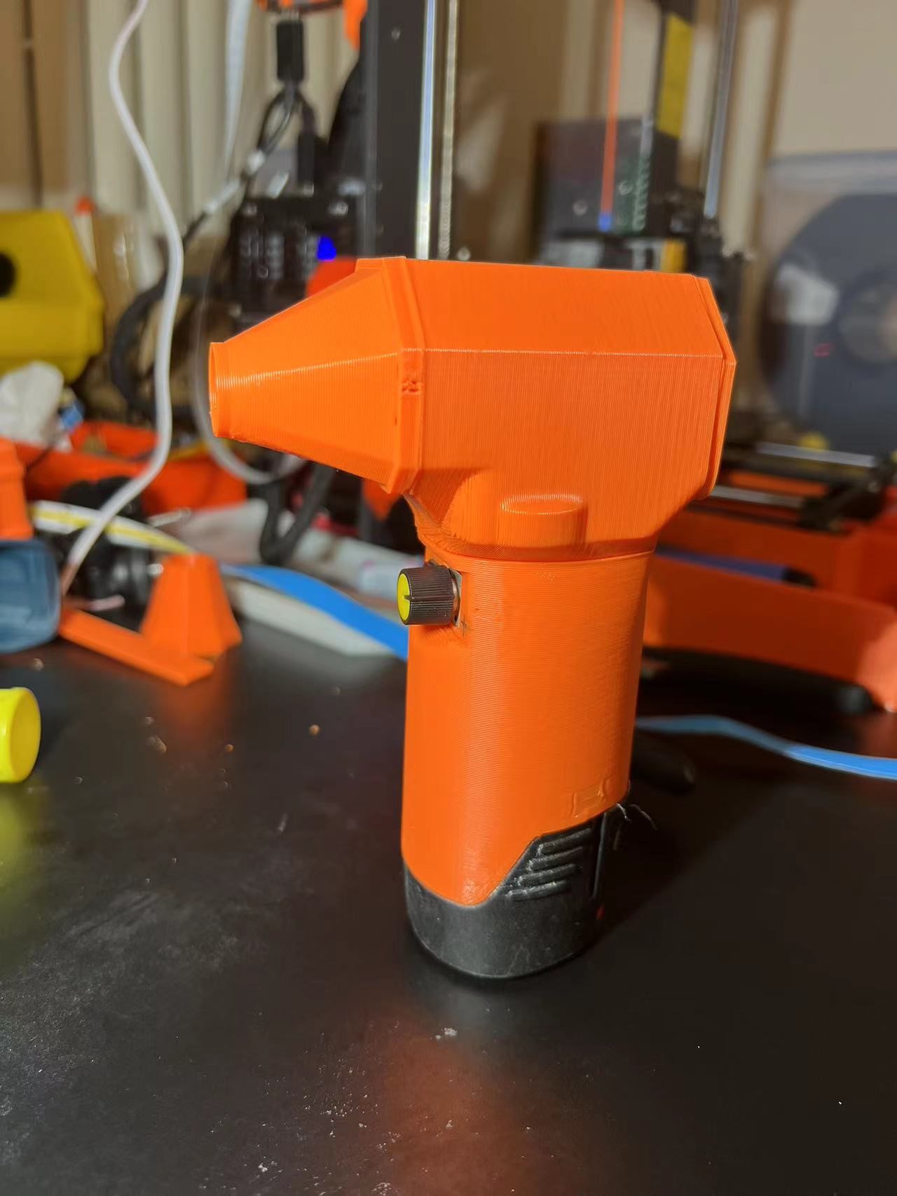 Turbo jet fan Bosch battery version by Tim H | Download free STL model ...