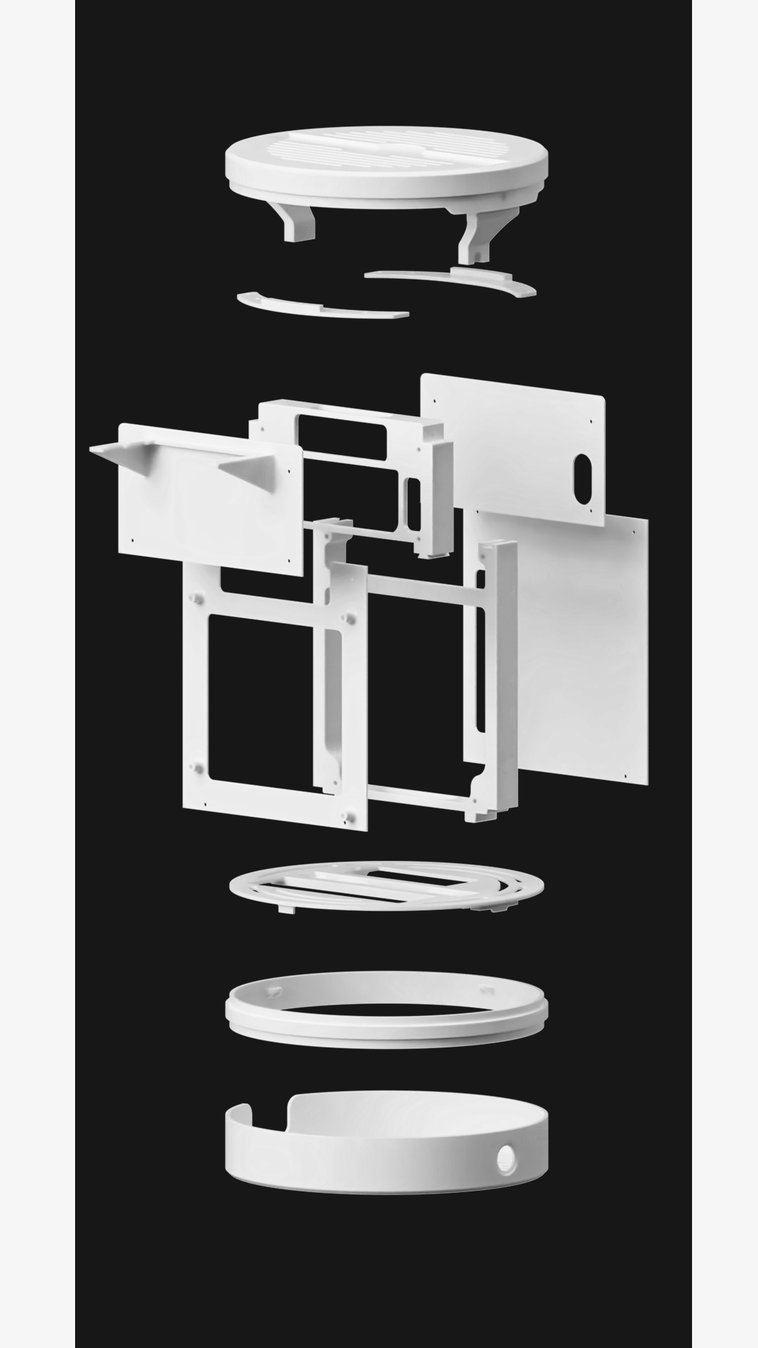 ESS1 - 3d printed cylindrical Mini ITX case by ESSENTIALdsgn ...