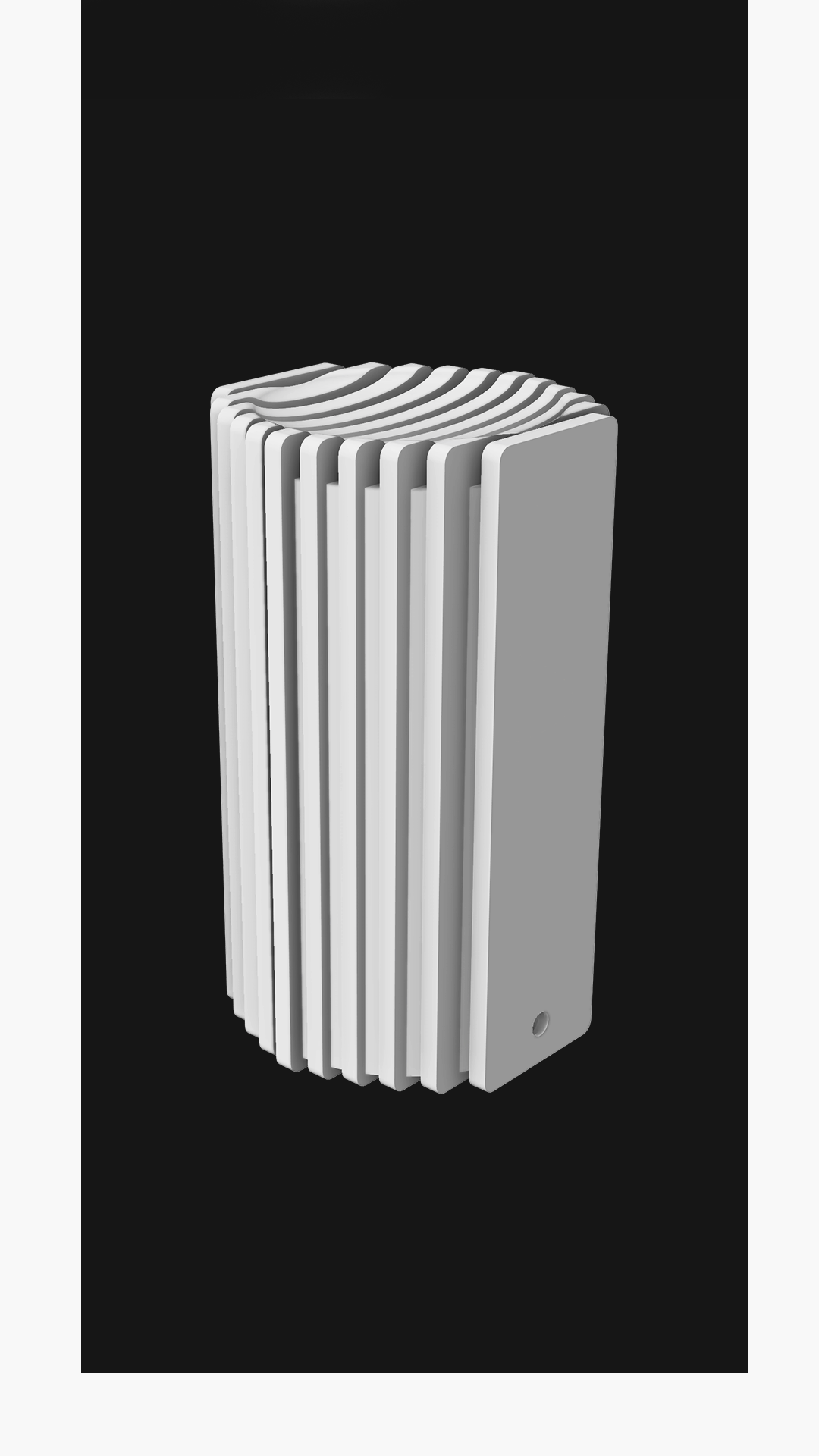 ESS1 - 3d printed cylindrical Mini ITX case by ESSENTIALdsgn | Download ...