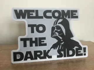 Darth Vader Sign by dabovos | Download free STL model | Printables.com