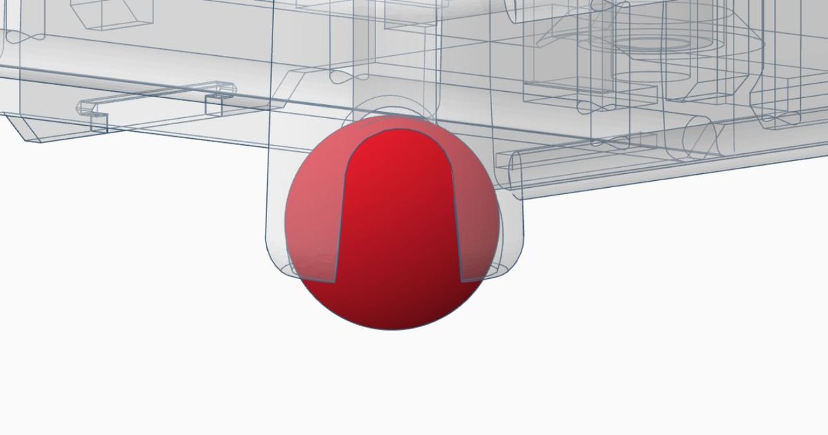 XRP Caster ( 1" / 25.4mm ) by qwerty | Download free STL model ...