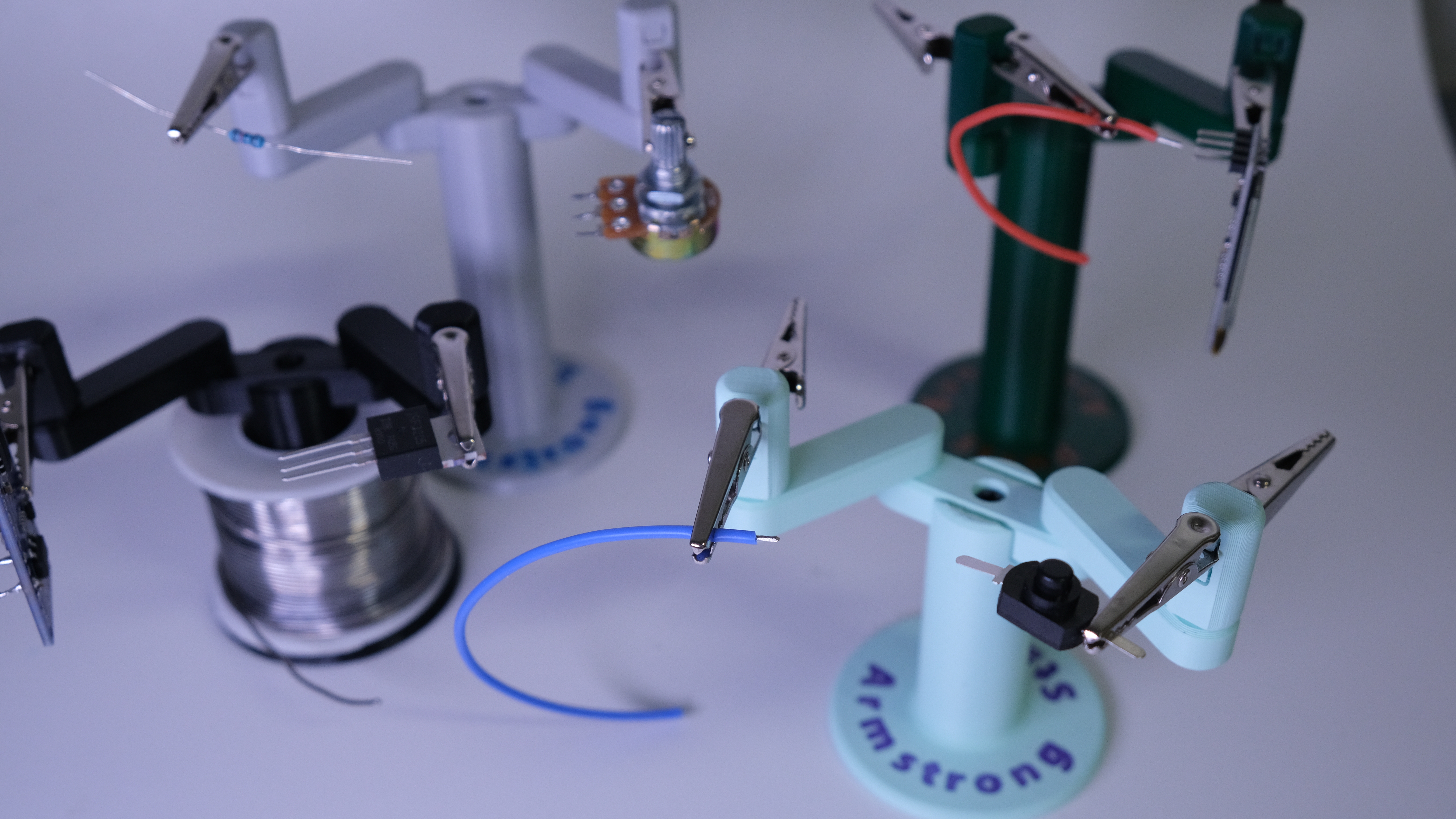 Armstrong Stand for soldering V2.2 by RatelLab | Download free STL ...