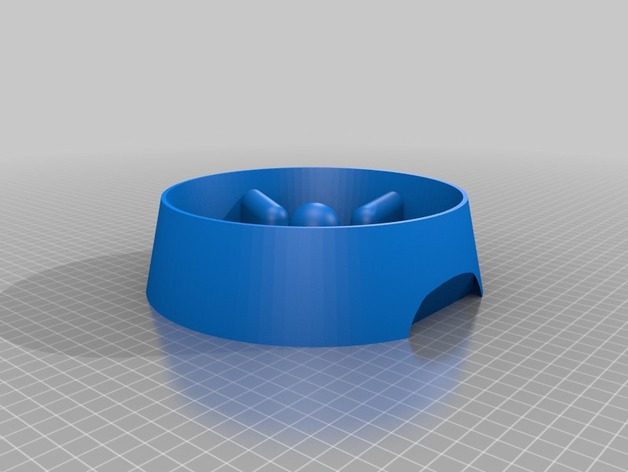 Slow Feeder Dog Bowl by mattala | Download free STL model | Printables.com