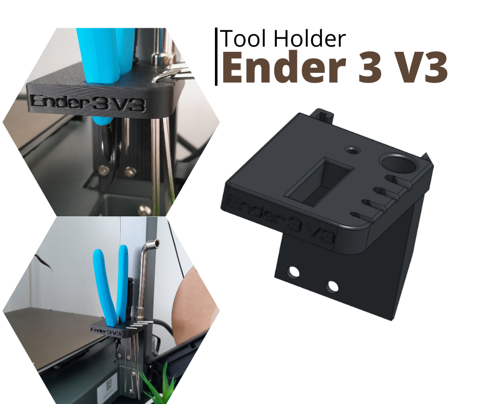 Ender 3 V3 ( core xz ) Tool holder V2 Now much better by PrintCraft ...