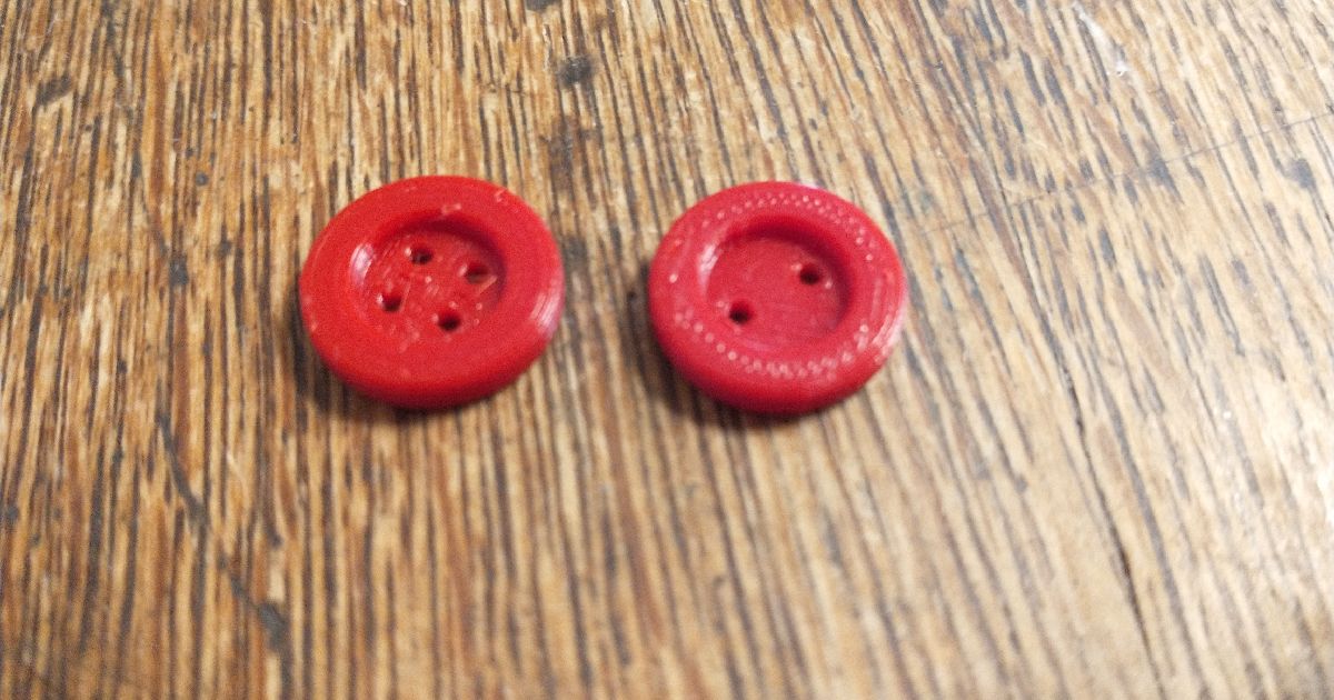 15mm Wide Ridge Button by Books | Download free STL model | Printables.com