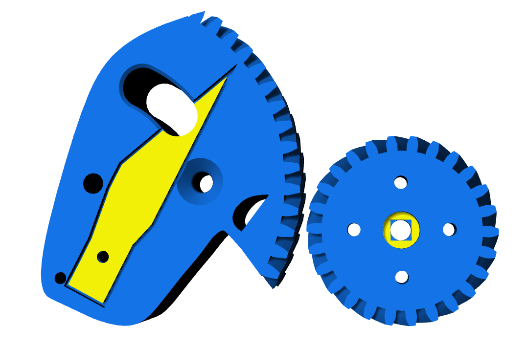 ERCF EREC Encoder Mounted Filament Cutter GEARS with integrated ...