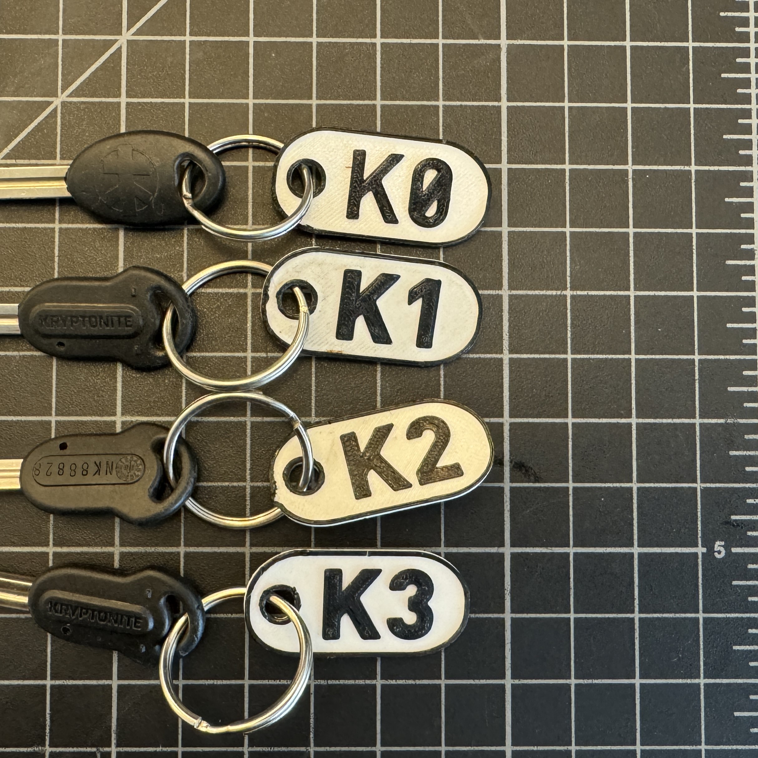 Keyfob for Kryptonite lock by Timothy Prestero | Download free STL ...