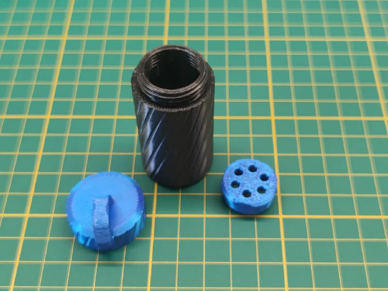 Chalk canister (magnesium shaker) by Andor_Yoko | Download free STL ...