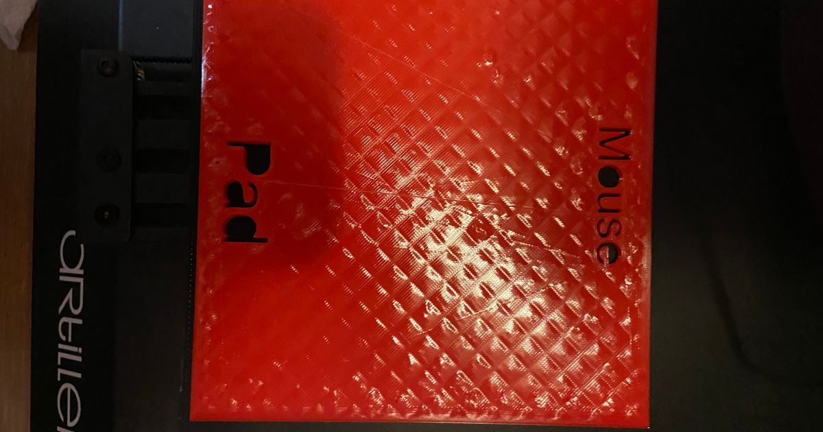 mouse pad by Moby 1 | Download free STL model | Printables.com