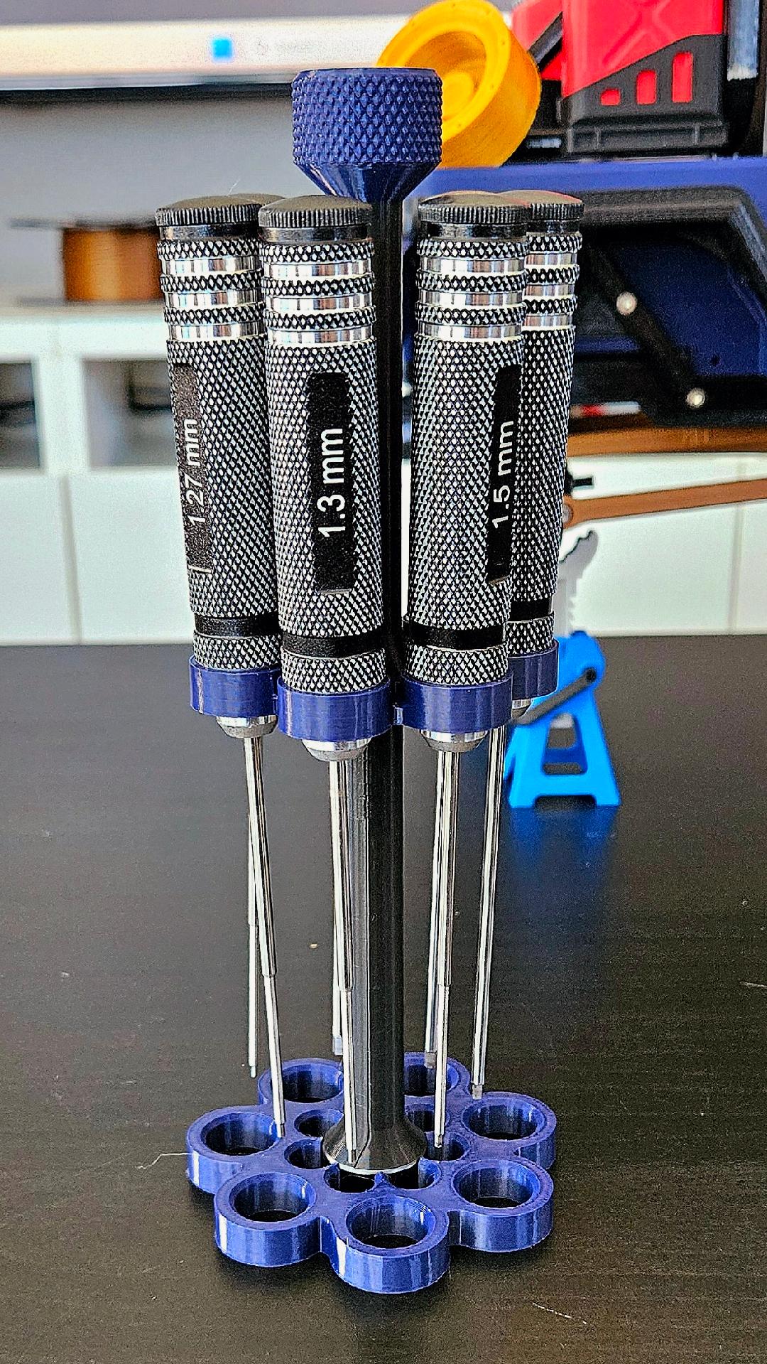 Rotating 7 Hex Driver Stand by Friduwulf | Download free STL model ...