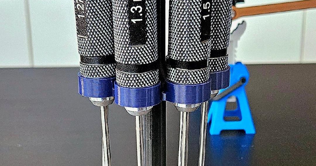 Rotating 7 Hex Driver Stand by Friduwulf | Download free STL model ...