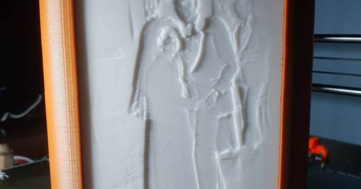 Lithograph Frame - 4 spaces by Devolve | Download free STL model ...