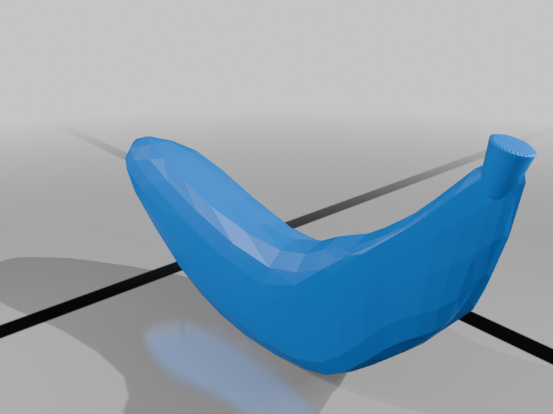 realistic banana fruit model by Bob | Download free STL model ...