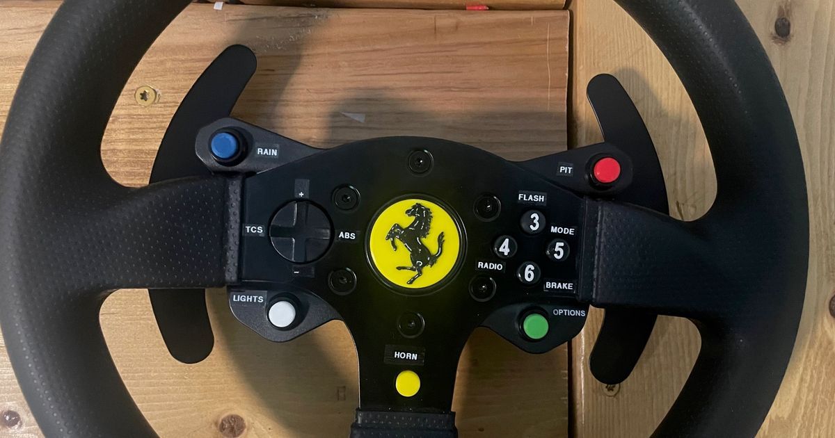 Thrustmaster custom buttons for Thrustmaster PS Wheel by Ant | Download ...