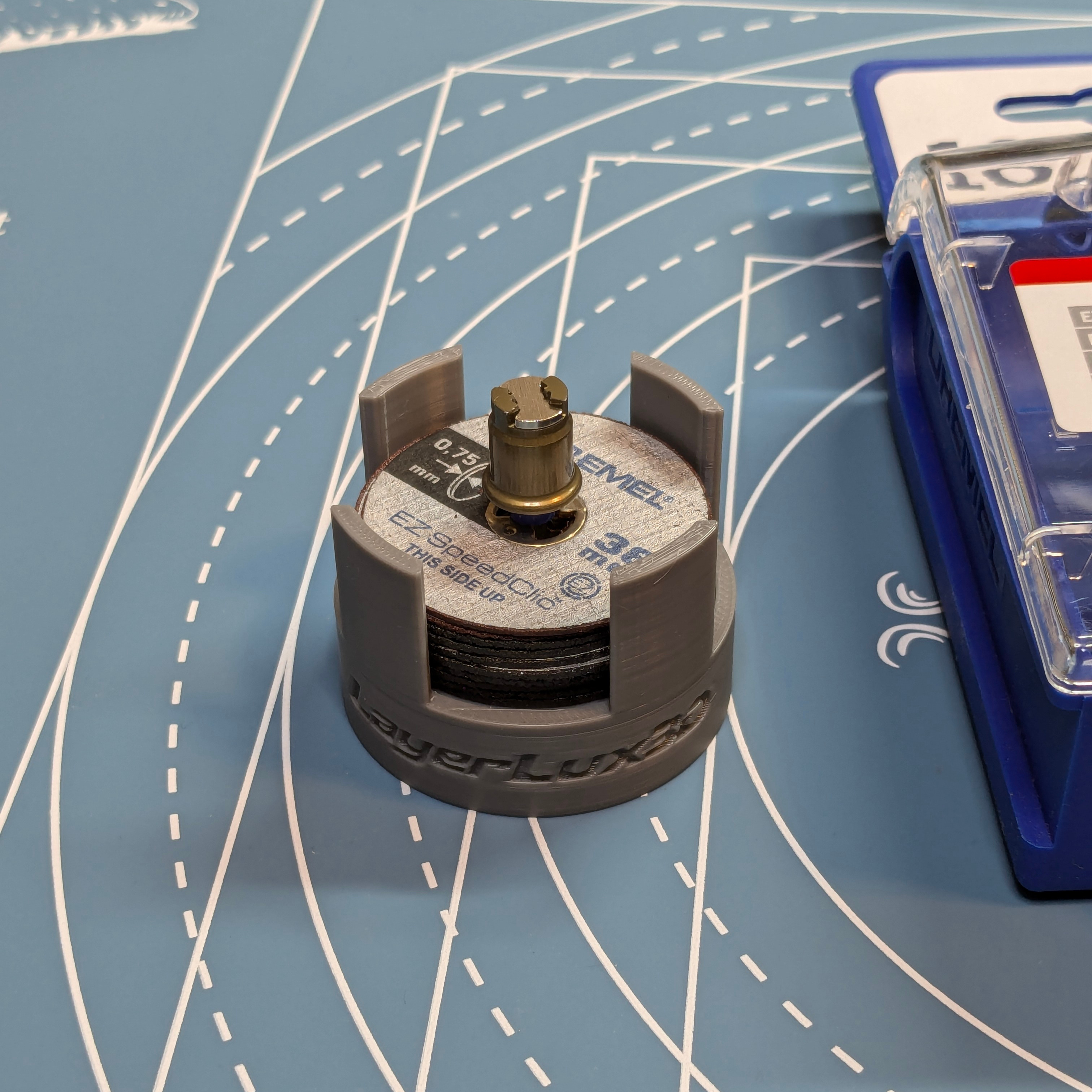 Dremel SpeedClic Disc Holder by LayerLux3D | Download free STL model ...