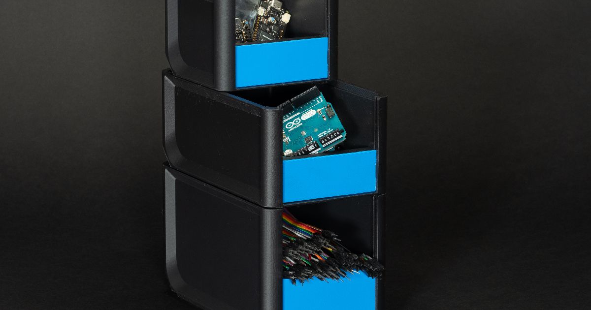 DIN Rail Picking Bin - M Set by Heart Labs | Printables Store