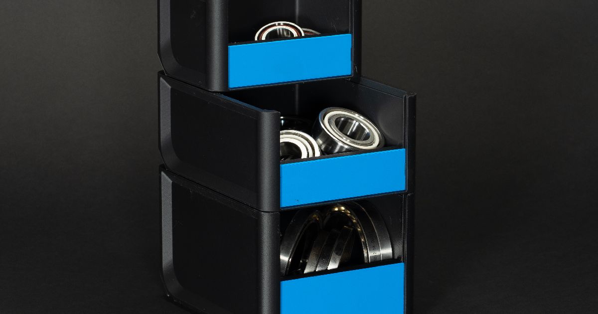 DIN Rail Picking Bin - L Set by Heart Labs | Printables Store