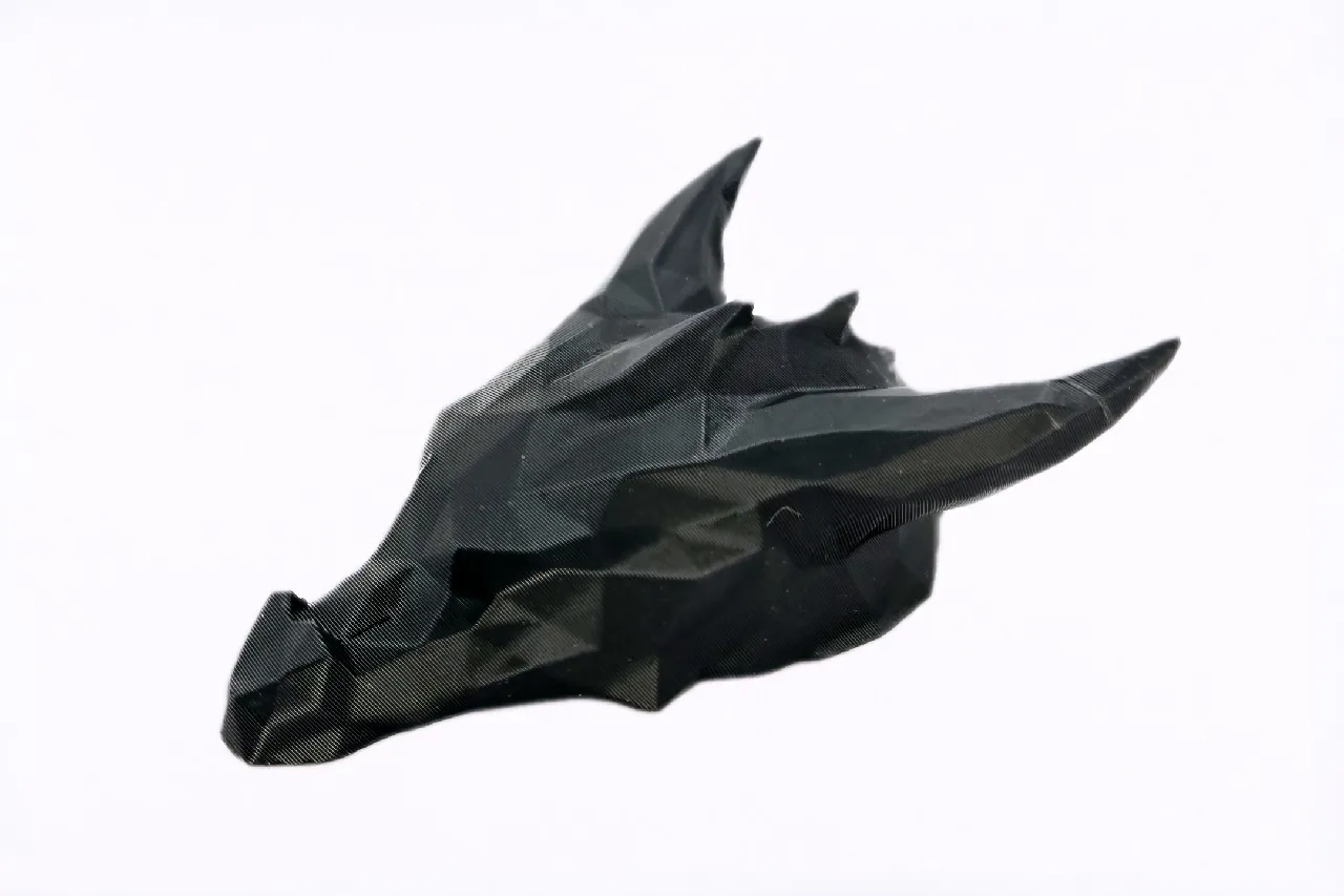 Heavys Headphones Shell H1H Dragon Skull Low Poly by KenYoDaShifu ...