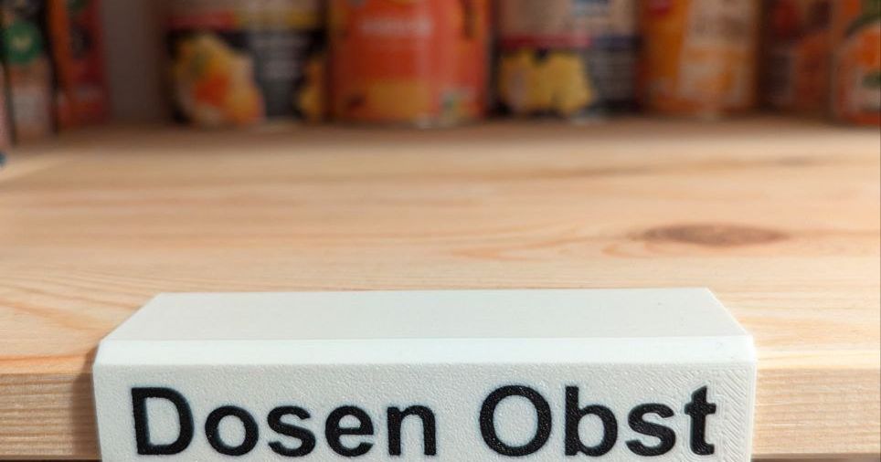 Ivar Customizable Shelf Label by Hanak1nSolo | Download free STL model ...