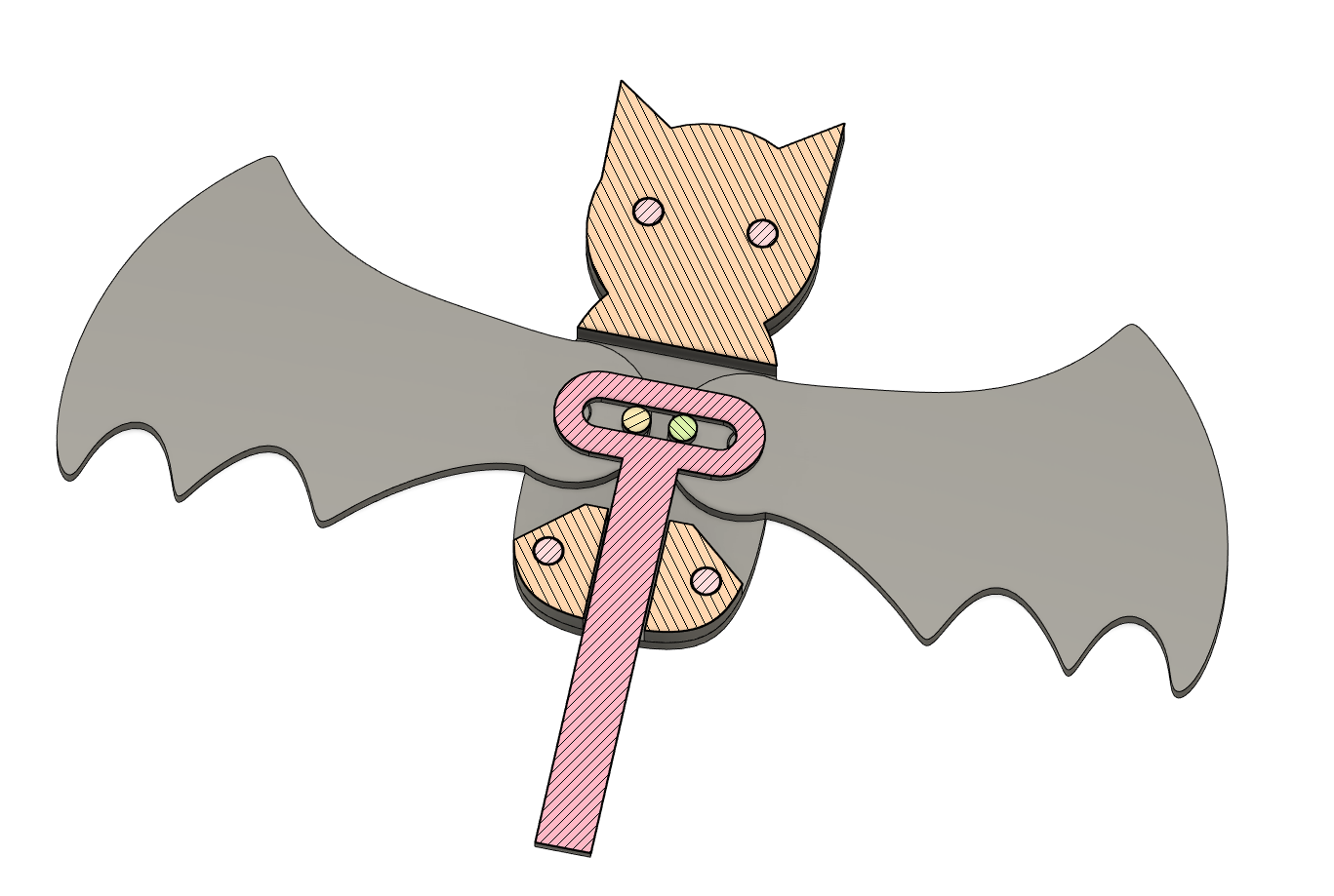 Bat Key Holder von Scottw86 | Kostenloses STL-Modell herunterladen ...