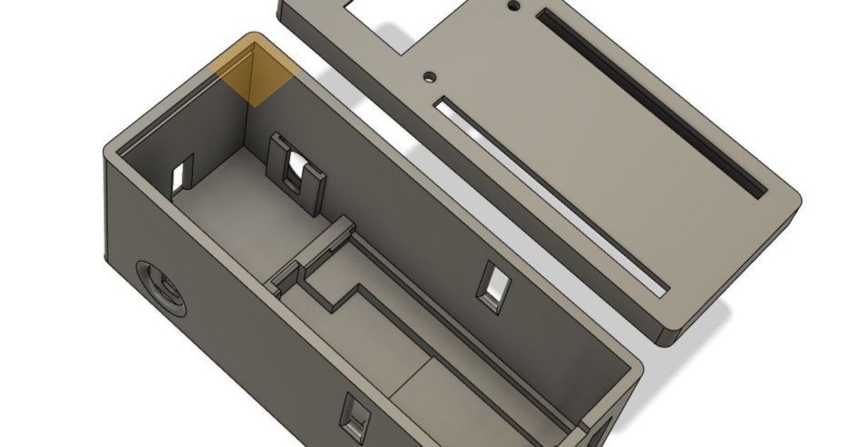 ESP32 Project Enclosure with OLED SSD1306 0.96" by Jamehz | Download ...
