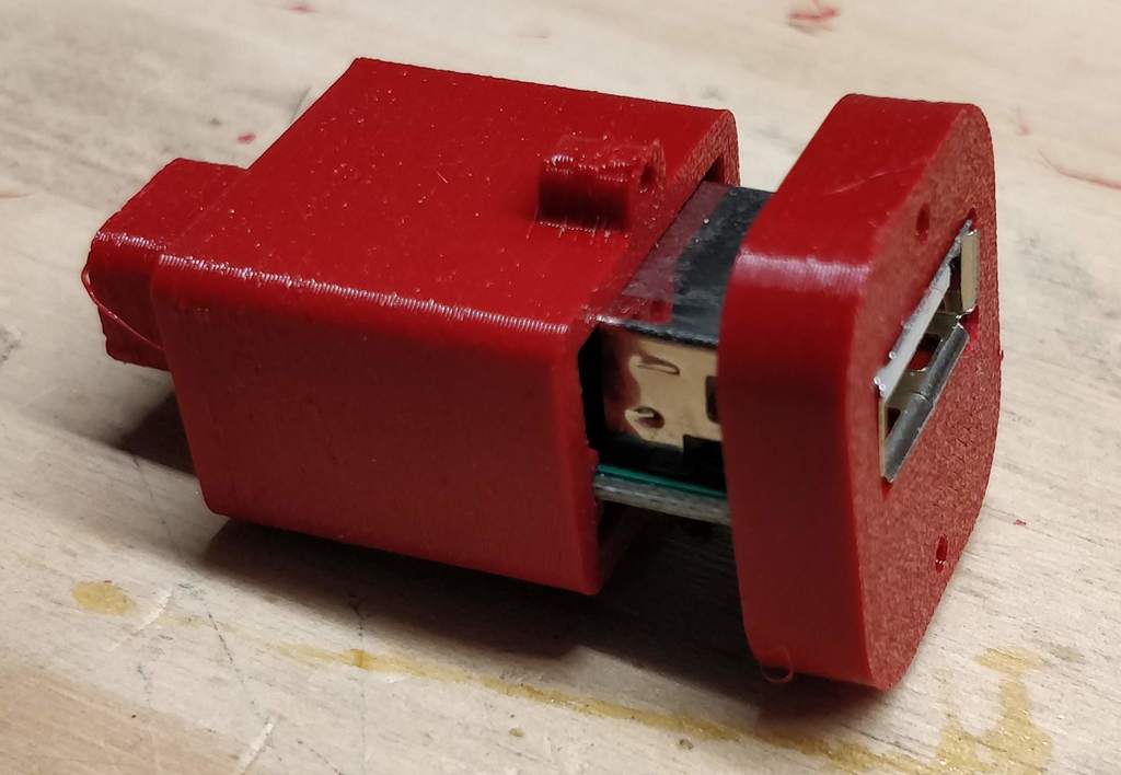 USB-A Female Breakout Cable Housing by Jamehz | Download free STL model ...