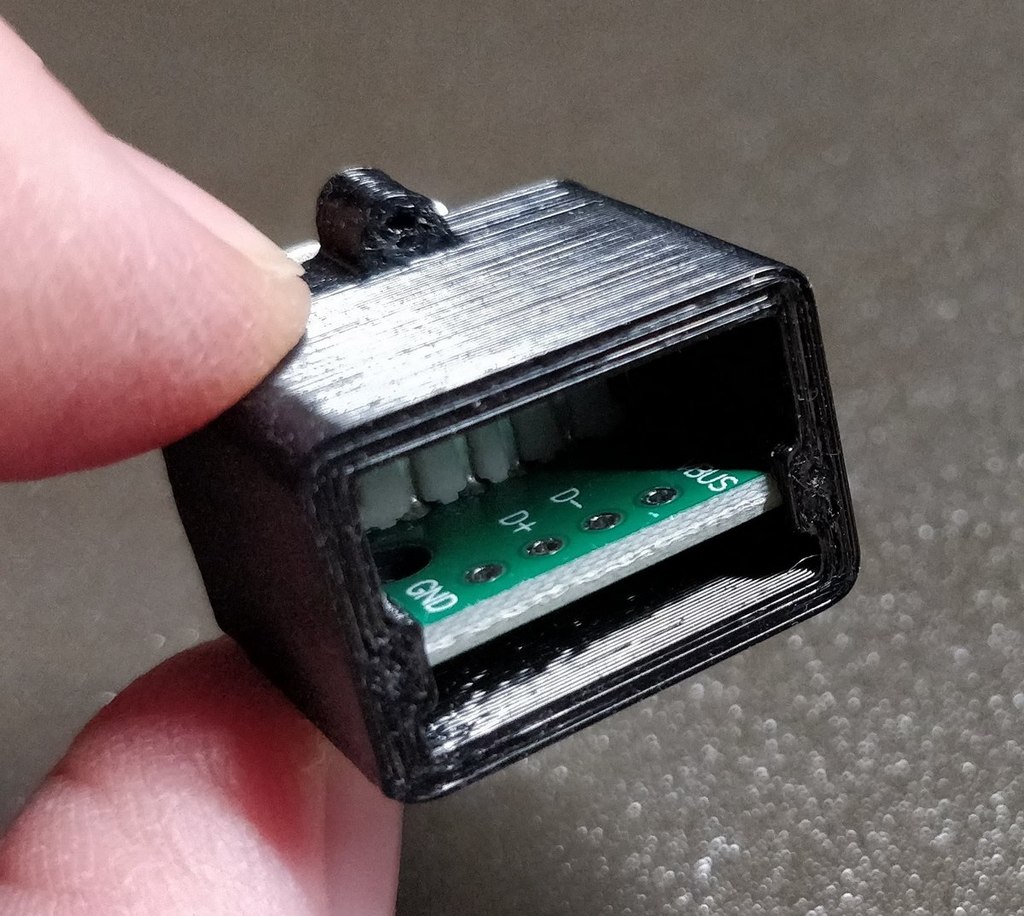 USB-A Female Breakout Mount by Jamehz | Download free STL model ...