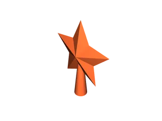 Tree Topper Star by rin | Download free STL model | Printables.com