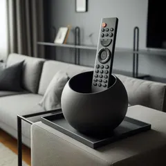 Remote Control Holder, Remote Basket by Deltaprints | Download free STL ...