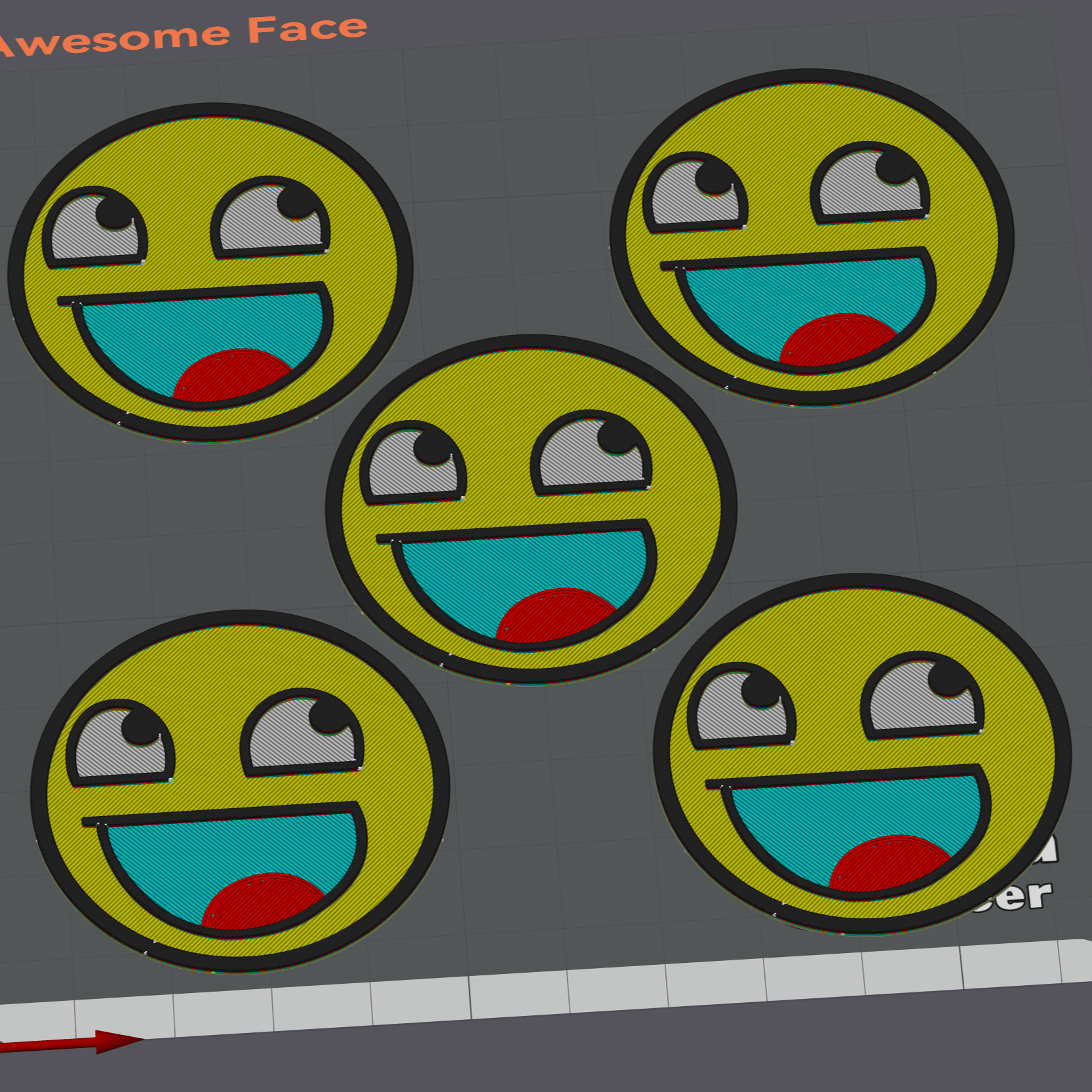 Awesome Face Pin by Roue13 | Download free STL model | Printables.com