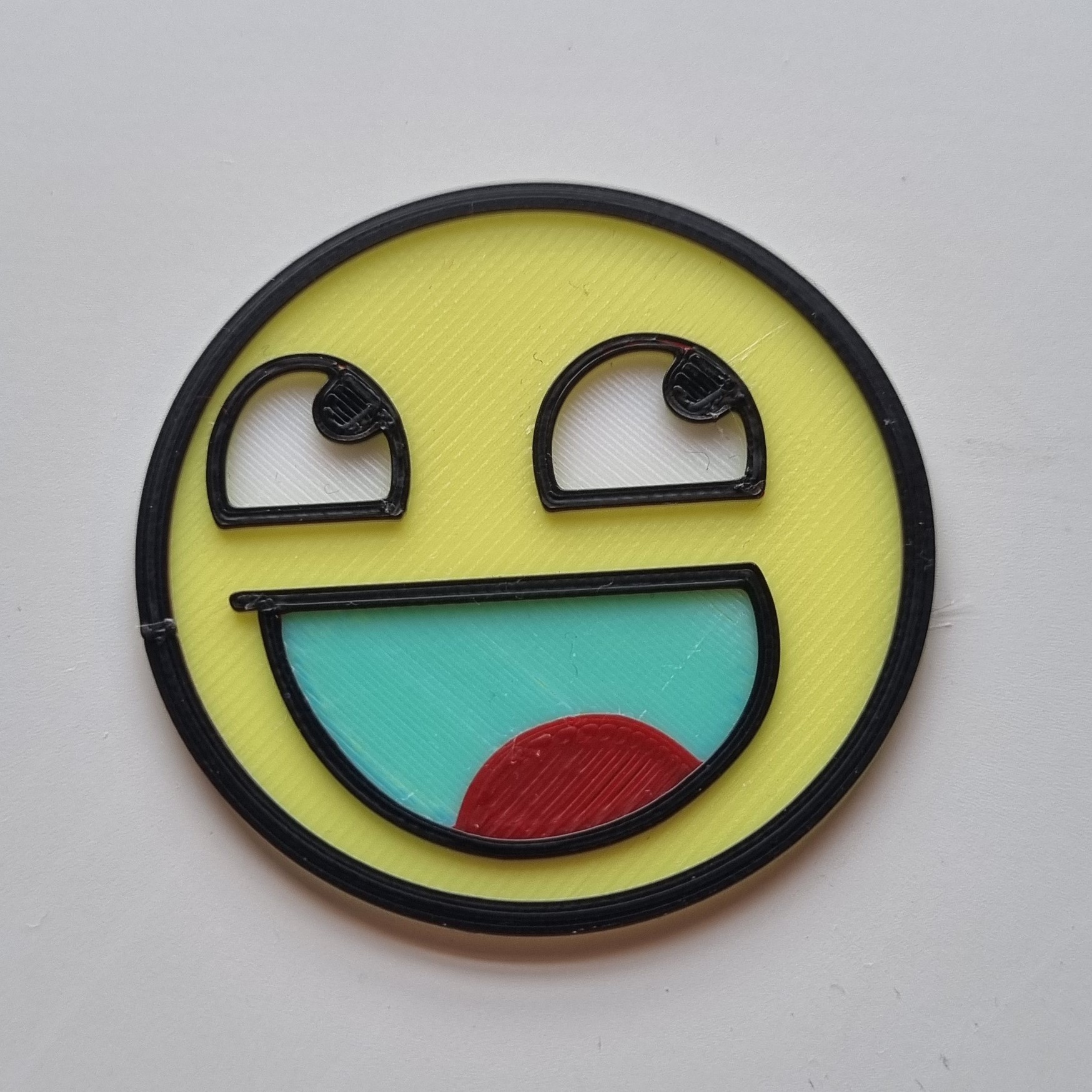 Awesome Face Pin by Roue13 | Download free STL model | Printables.com