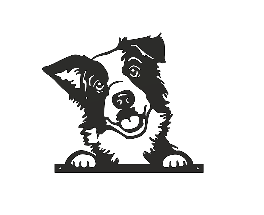 Border Collie Dog by DickF | Download free STL model | Printables.com