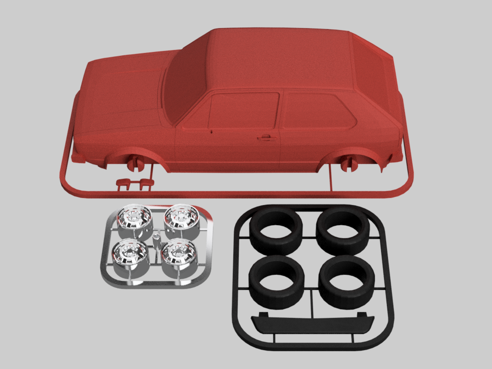 Volkswagen Golf GTI (Mk 1) Kit Card by The Kit Card Guy | Download free ...