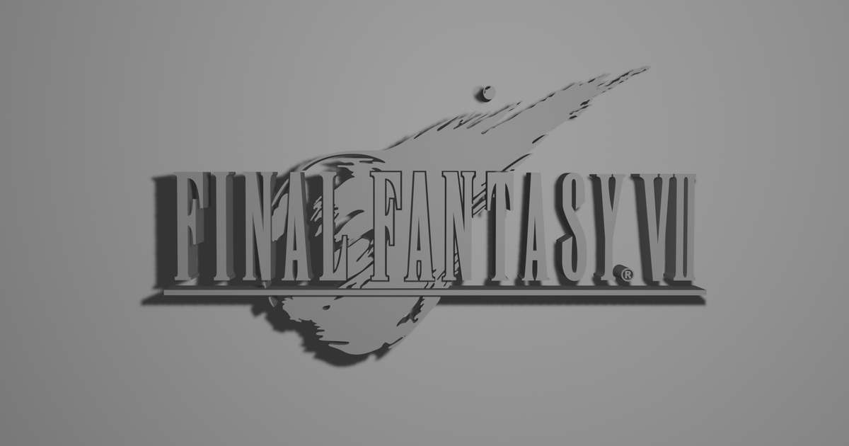 Final Fantasy VII logo by tubi | Download free STL model | Printables.com