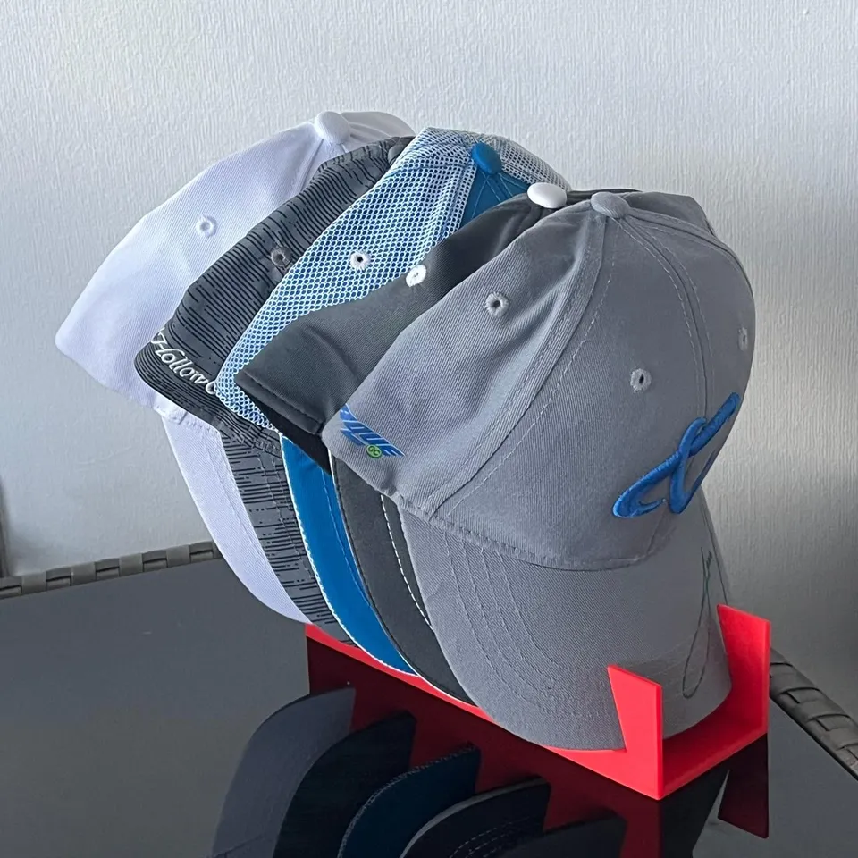 Cap Holder (5 Caps/Hats) by teitel | Download free STL model ...