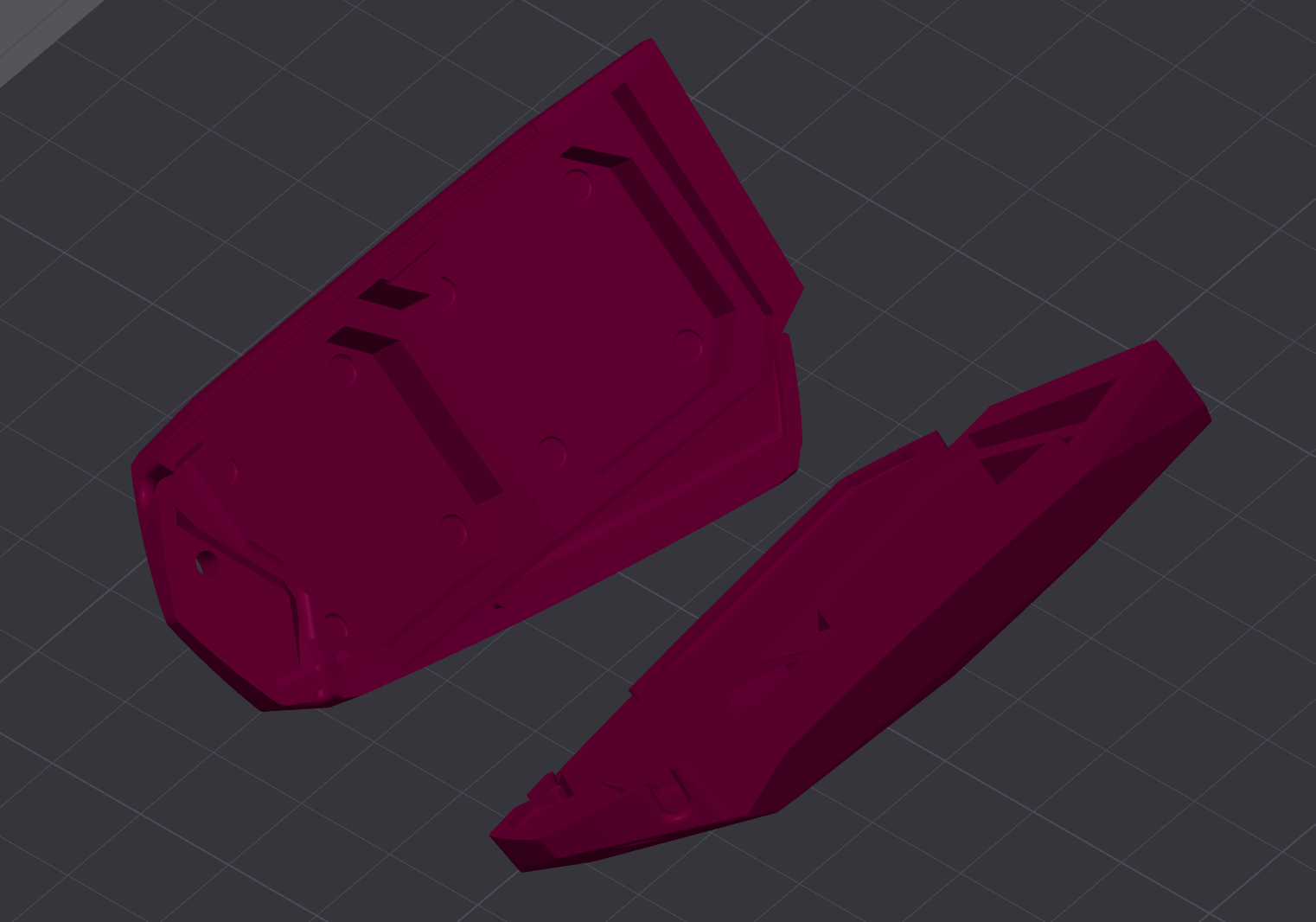 Walksnail Goggle X slim Quad Patch by PrintedForFun | Download free STL ...