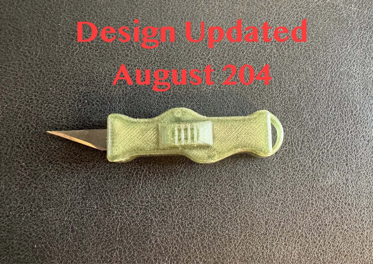 Xacto OTF Keychain mini V3.0 by emmgr23 | Download free STL model ...