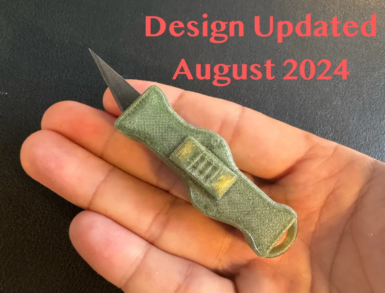 Xacto OTF Keychain mini V3.0 by emmgr23 | Download free STL model ...