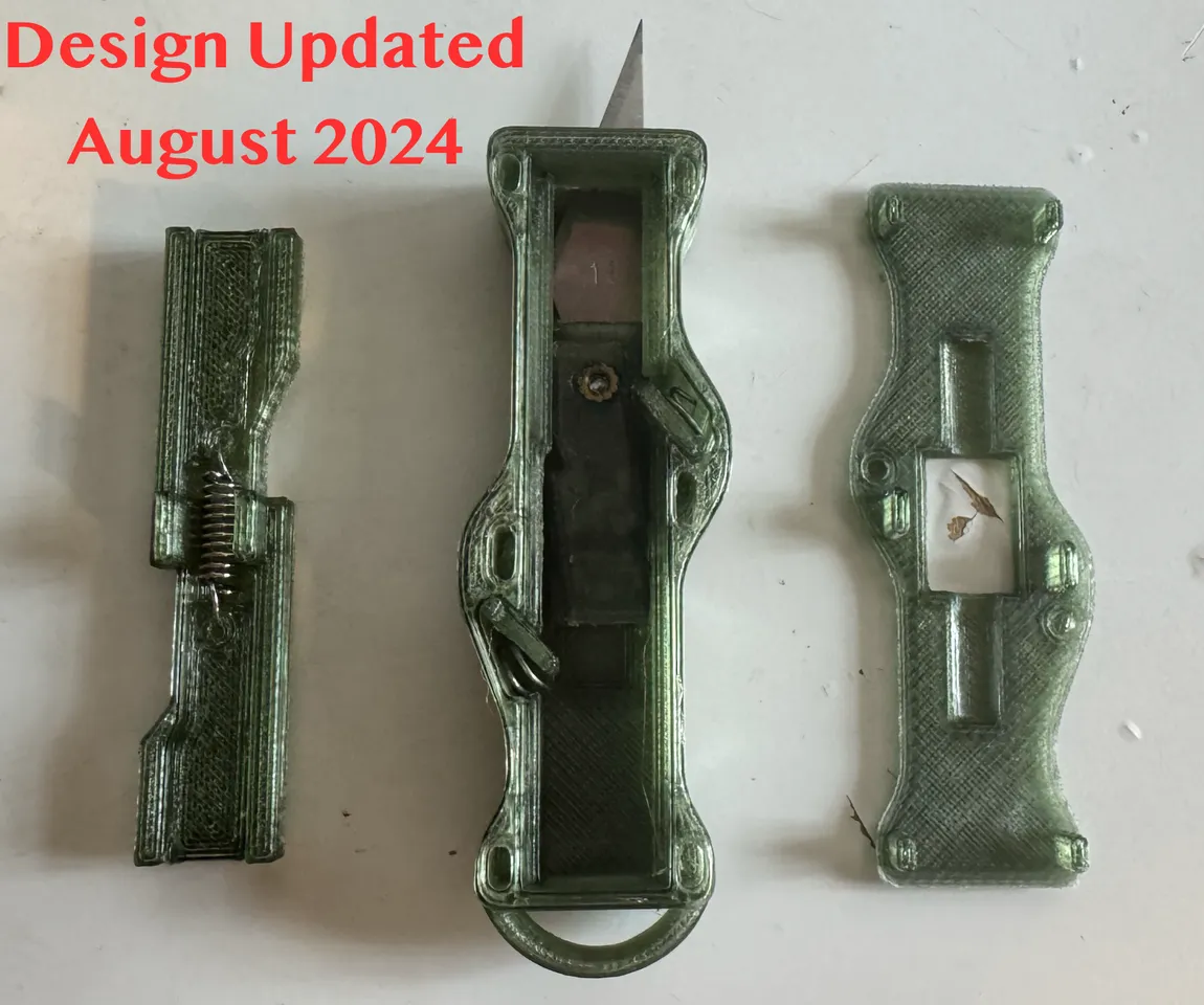 Xacto OTF Keychain mini V3.0 by emmgr23 | Download free STL model ...