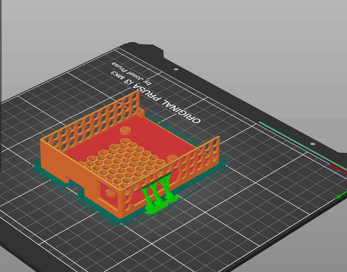 Raspberry Pi Rack Cage Body with HDMI cutout by Zapster | Download free ...